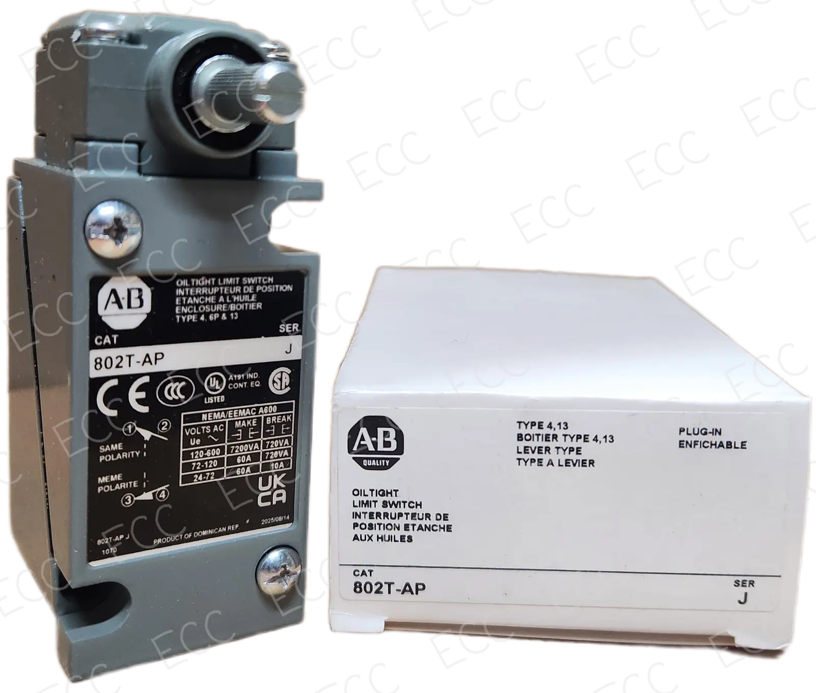 802T-AP Allen Bradley Limit Switch – East Coast Compactor, Corp.